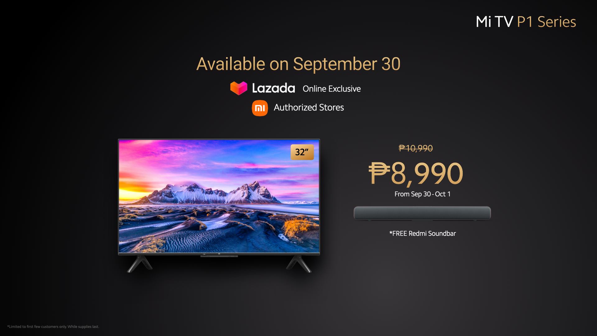 Xiaomi Philippines launches the Mi TV P1 Series – price starts at PHP ...